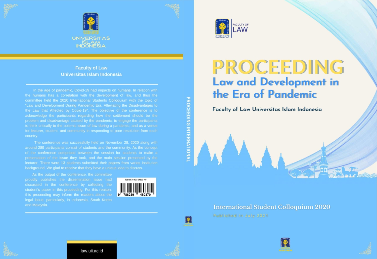 INTERNATIONAL PROCEEDING "LAW AND DEVELOPMENT IN THE ERA OF PANDEMIC ...