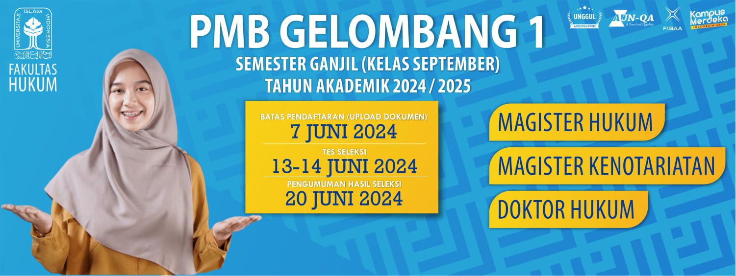 Informasi Penerimaan Mahasiswa Baru Program Magister dan Doktor FH UII ...