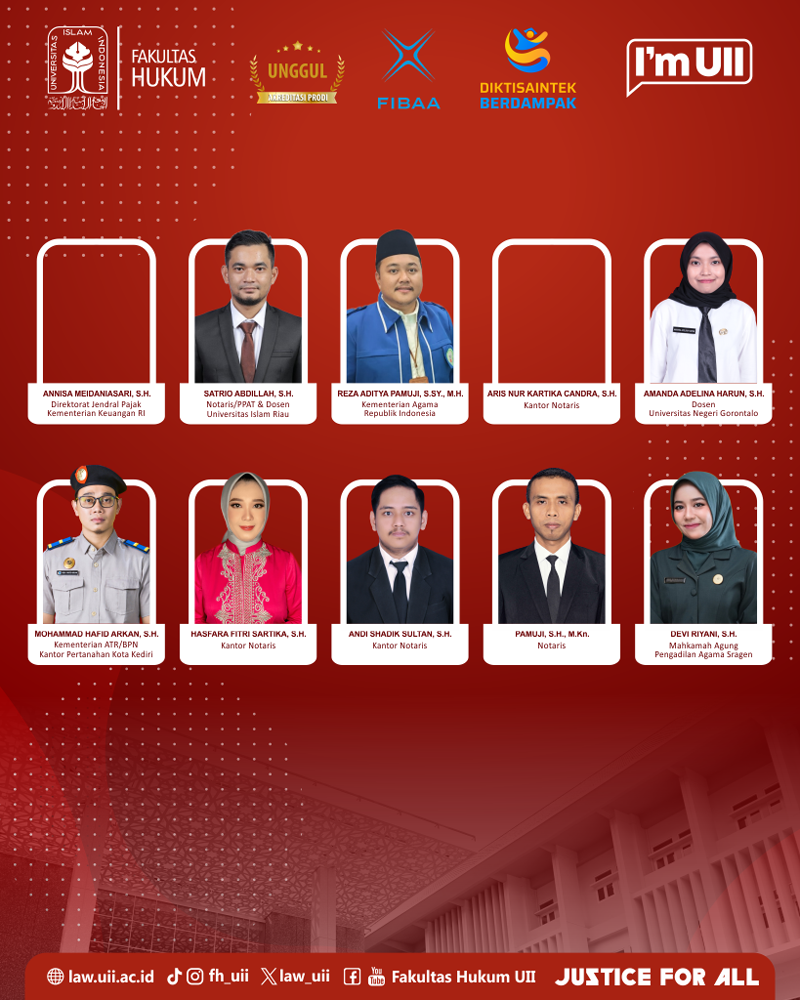 Sukses Alumni Fakultas Hukum UII - Fakultas Hukum - Universitas Islam ...